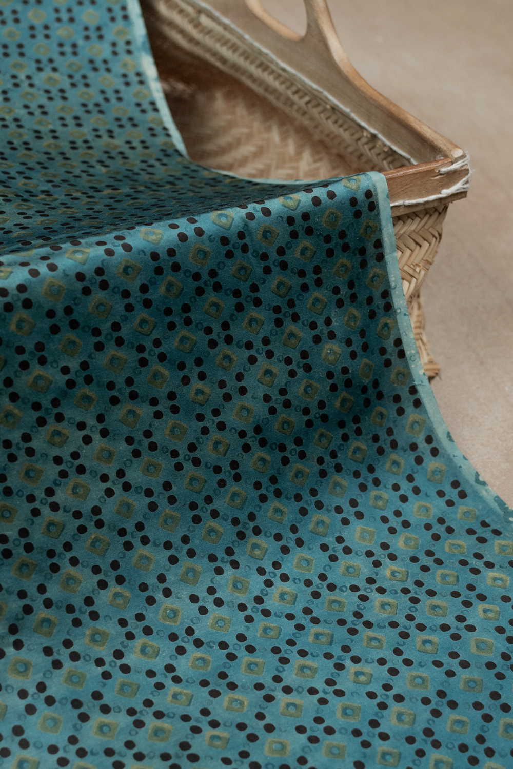 Shop the Stunning Patterned Block Printed Modal Silk Fabric – Matkatus