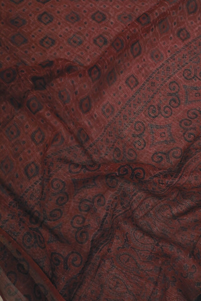 Ajrakh Dupatta - Buy Ajrakh Dupattas in Cotton Block Prints Online ...