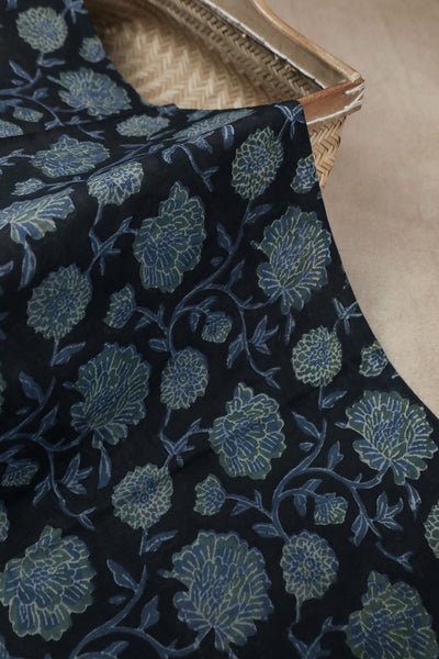 Ajrakh Fabric - Buy Ajrak Hand Block Print Fabric Online - Matkatus