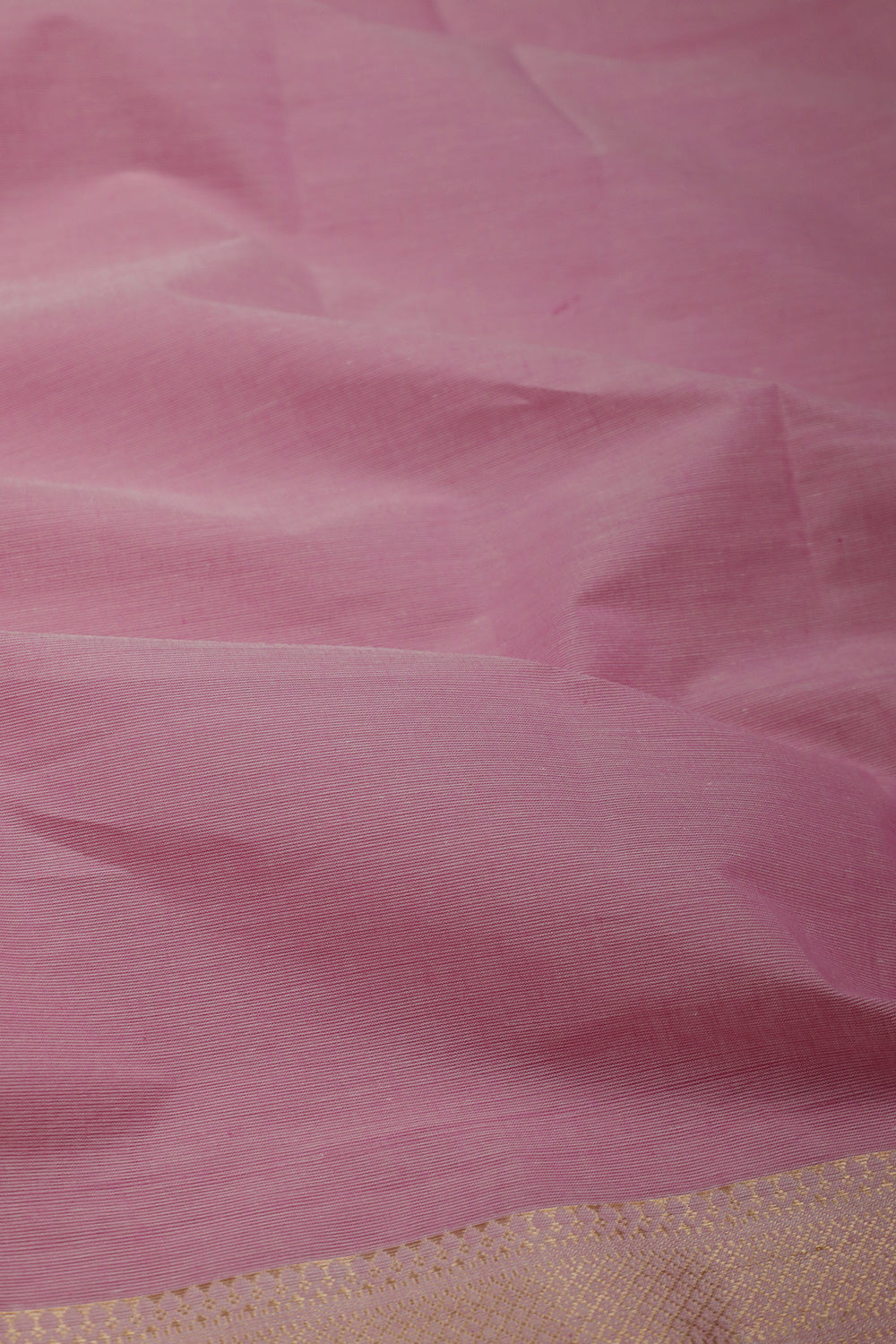 Shop Taffy Pink Mangalagiri Cotton Border Fabric at Matkatus